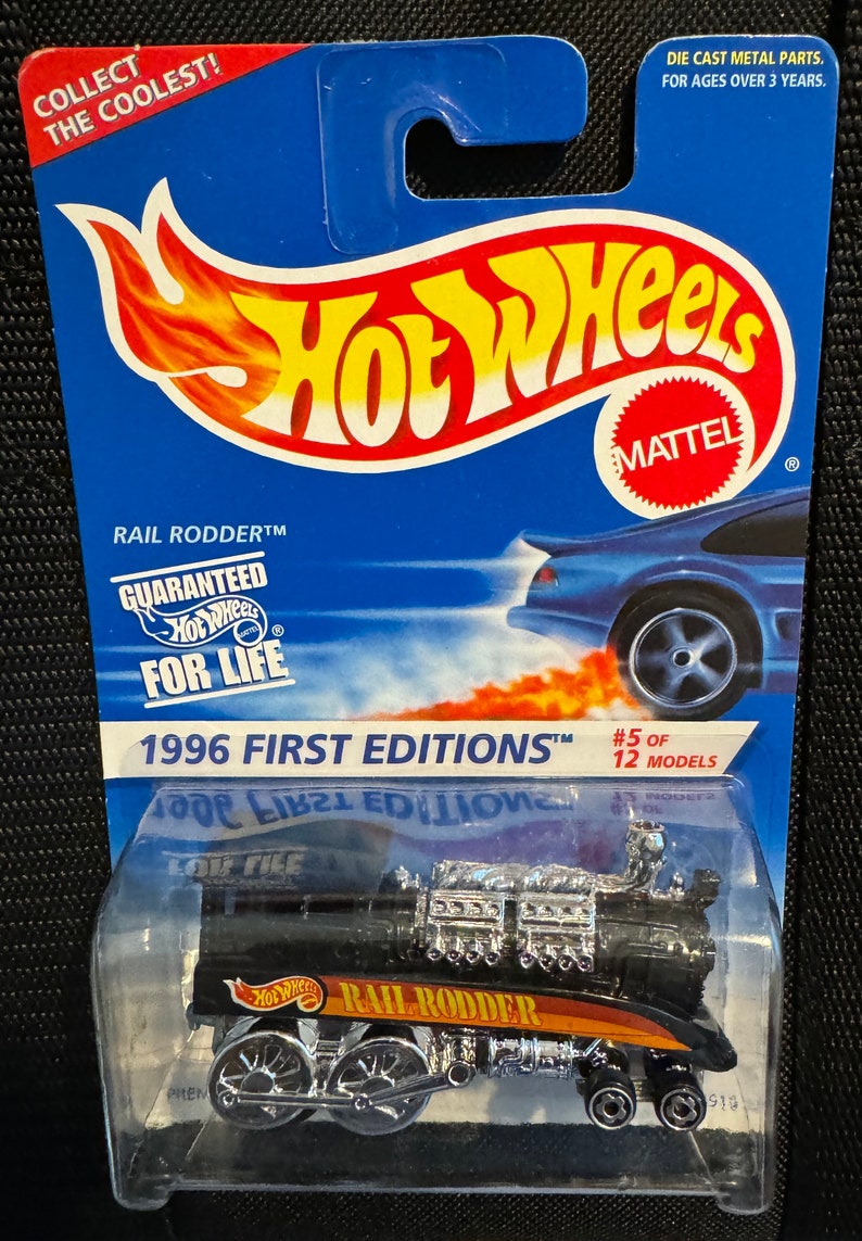 Hot Wheels 1996 First Editions 5 of 12 - Rail Rodder - Unopened Package ...