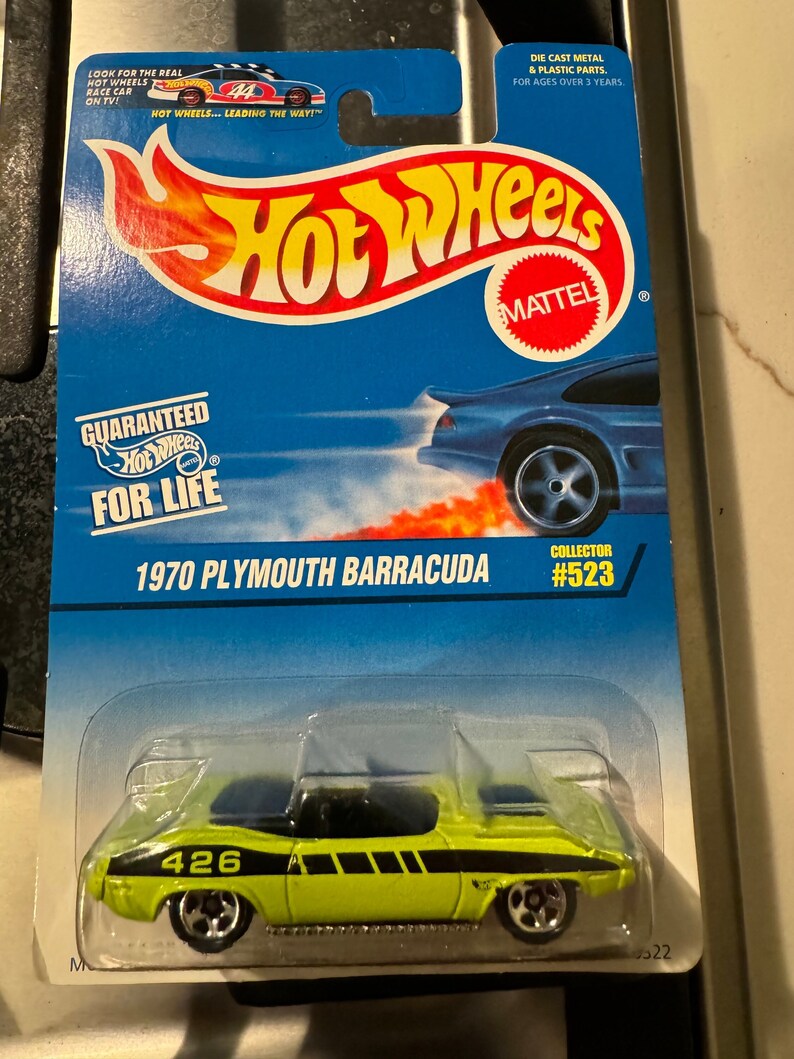 1970 Hot Wheels Barracuda #523 - Etsy