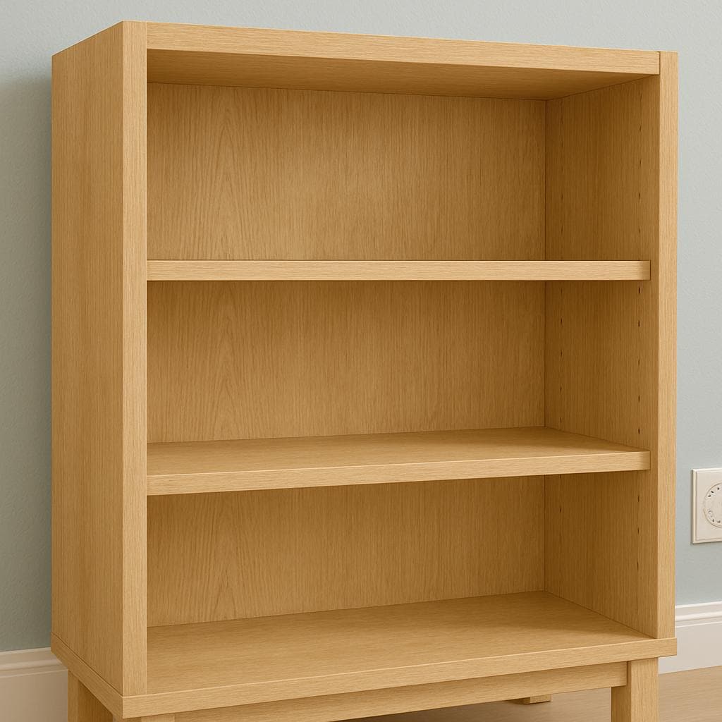 Modern 3-shelf Bookcase PDF Plan: Minimalist DIY Wooden Bookshelf ...