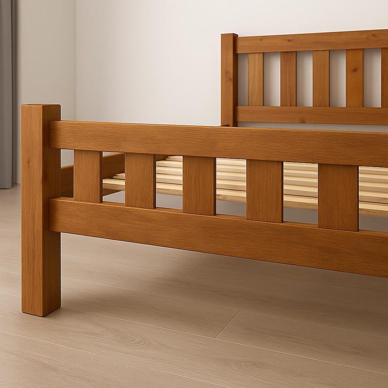 DIY Queen Bed Frame PDF Plan – Modern Wooden Platform Bed Build Guide With Cut List & Visual ...