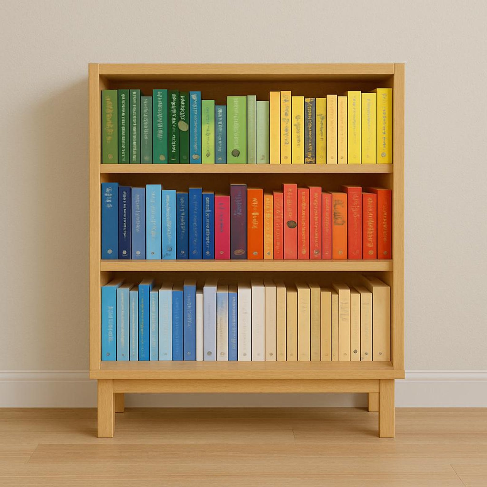 Modern 3-shelf Bookcase PDF Plan: Minimalist DIY Wooden Bookshelf ...