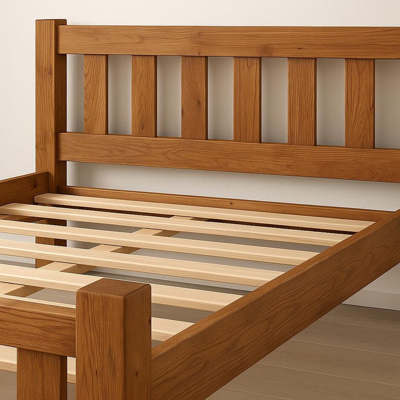 DIY Queen Bed Frame PDF Plan – Modern Wooden Platform Bed Build Guide With Cut List & Visual ...