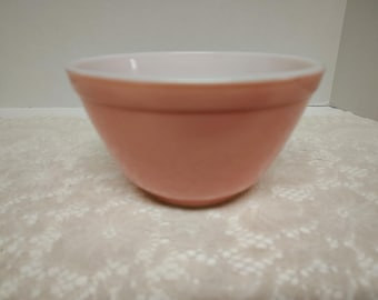 Vintage Pyrex Mixing Bowl Pink/flamingo 402 - Etsy