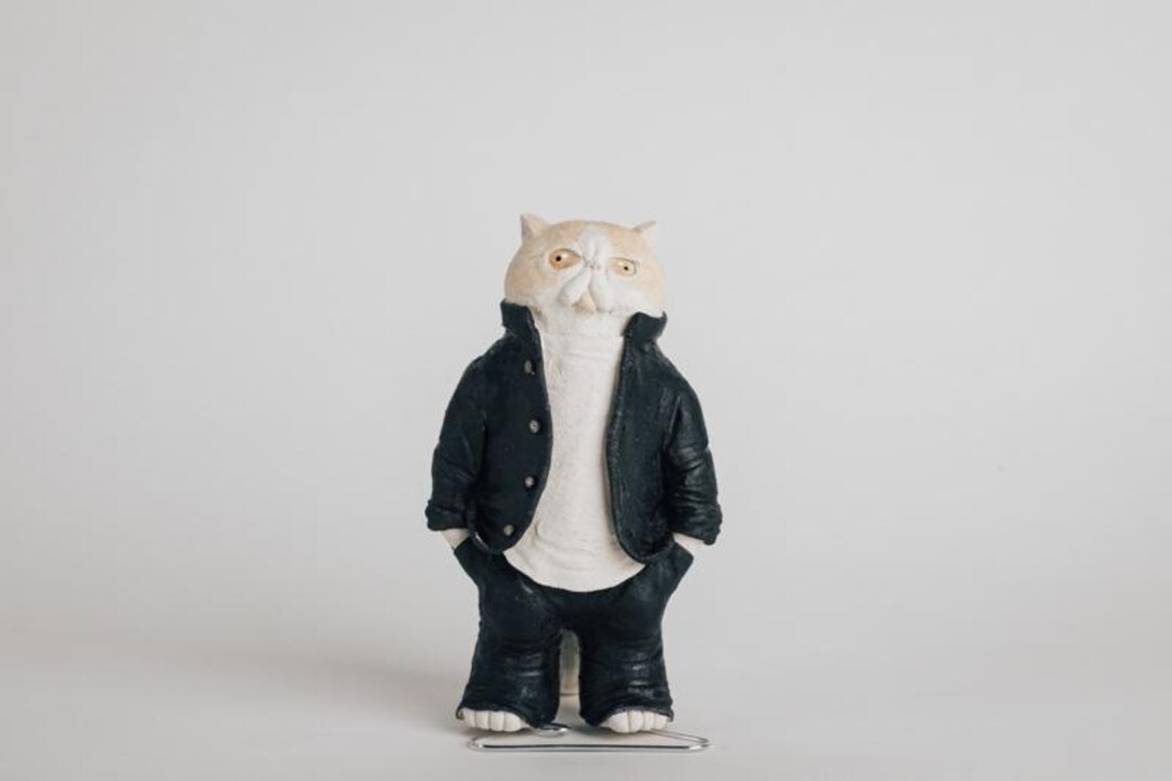 Badboy Garfield Pottery Clay Vivid Cute Anthropomorphic Gift Japanese ...