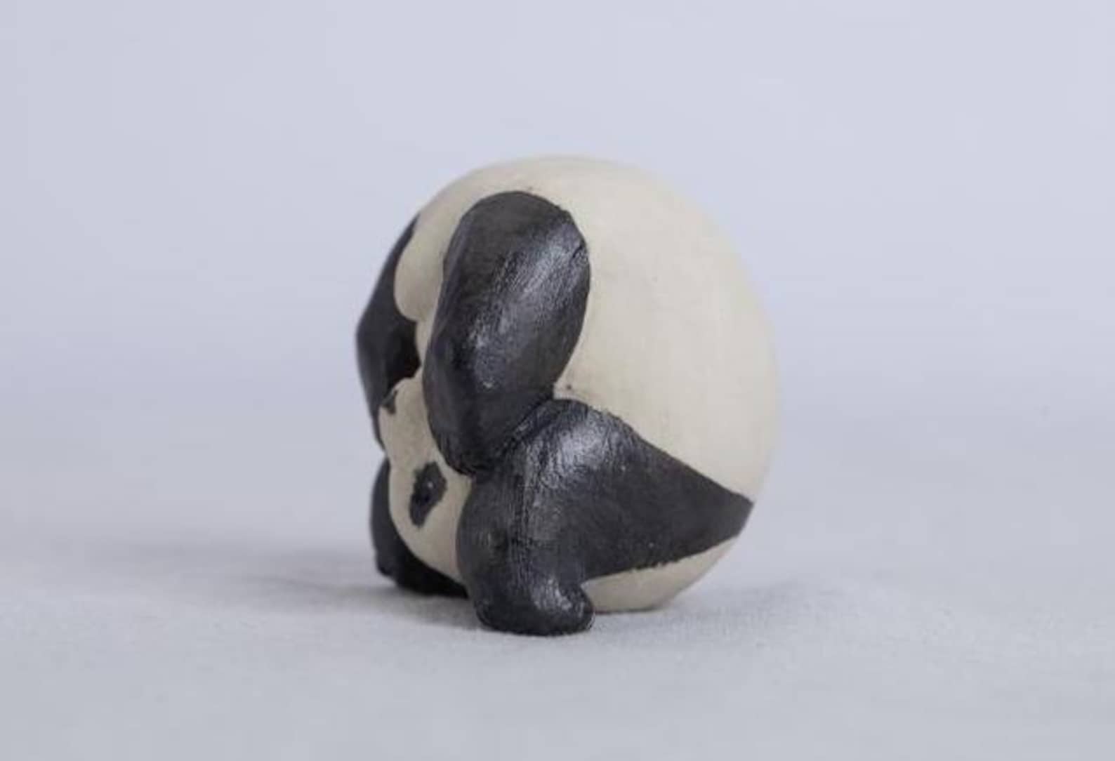 Handcrafted Clay Animal - Rolling Panda - Etsy