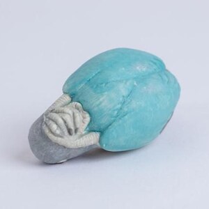 Handcrafted Clay Animal - Lovebird Blue - Etsy