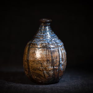 Sake Bottle | Kohiki Tokkuri Sake Flask | Japanese Pottery | Handmade ...