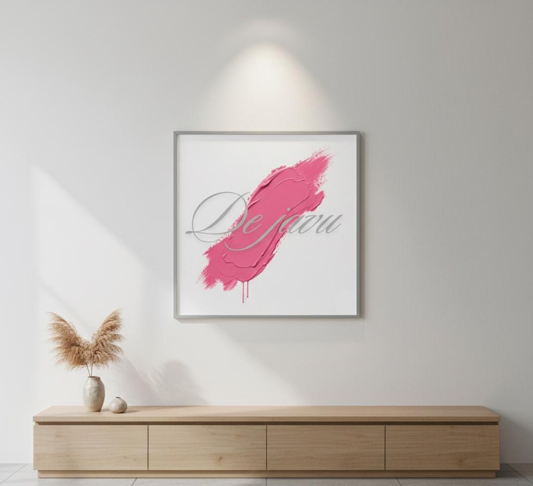 Déjà Vu Wall Art – Minimalist Digital Print, Abstract Aesthetic Poster ...
