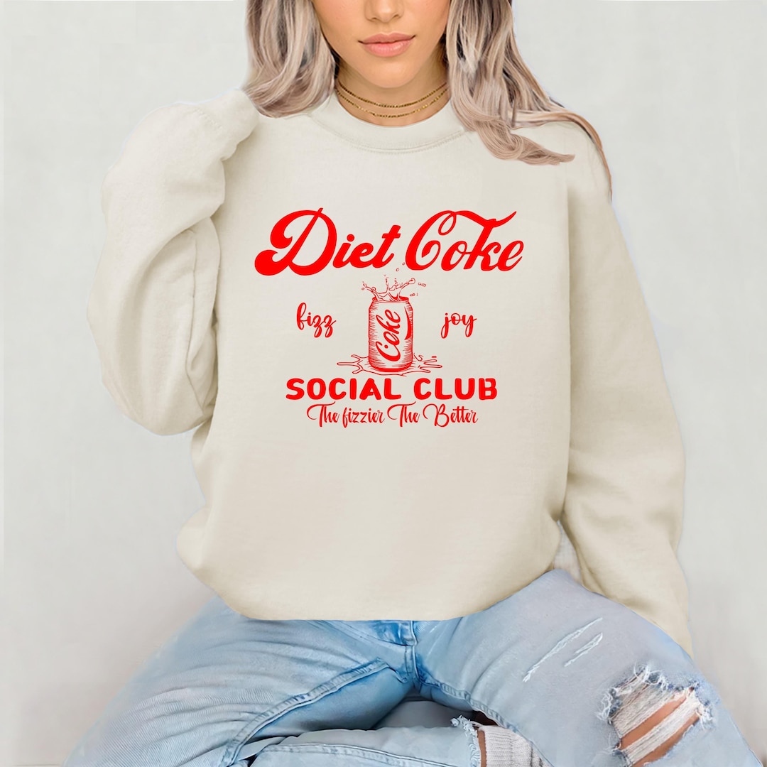 Diet Coke Sweatshirt, Diet Lover Coke Shirt, Coke Sweatshirt, Trendy ...