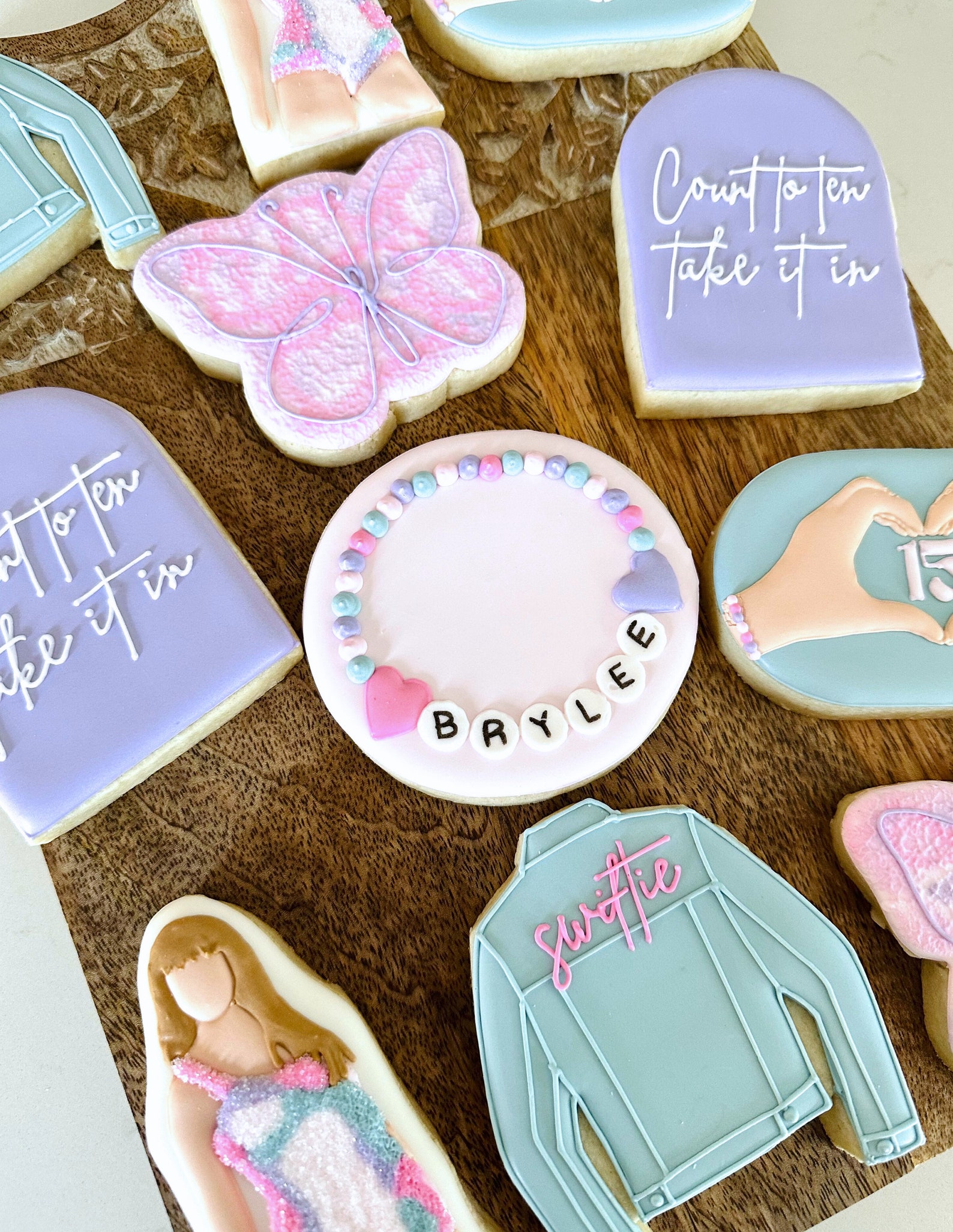 15th Birthday Cookies Custom Sugar Cookies Birthday Cookies Royal Icing ...