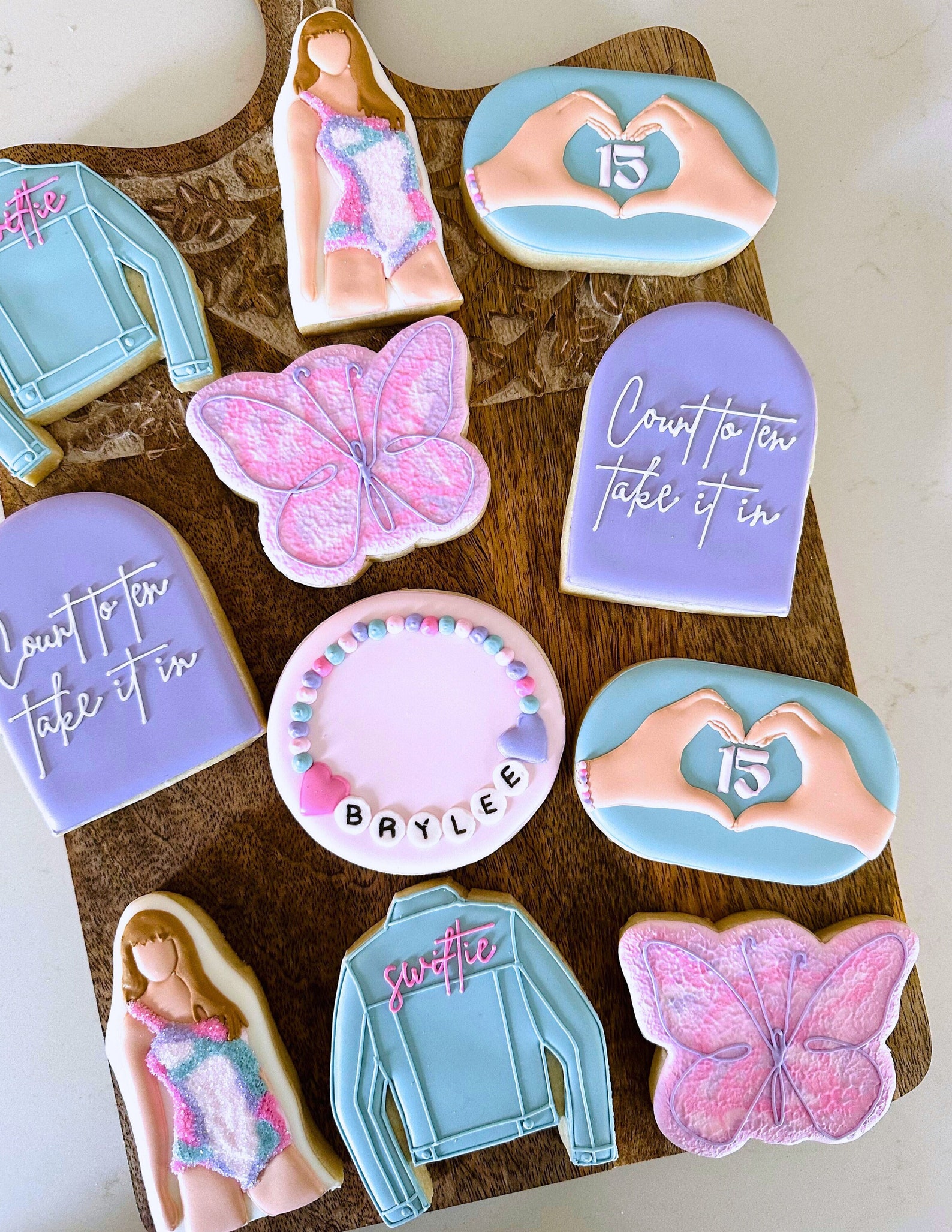 15th Birthday Cookies Custom Sugar Cookies Birthday Cookies Royal Icing ...