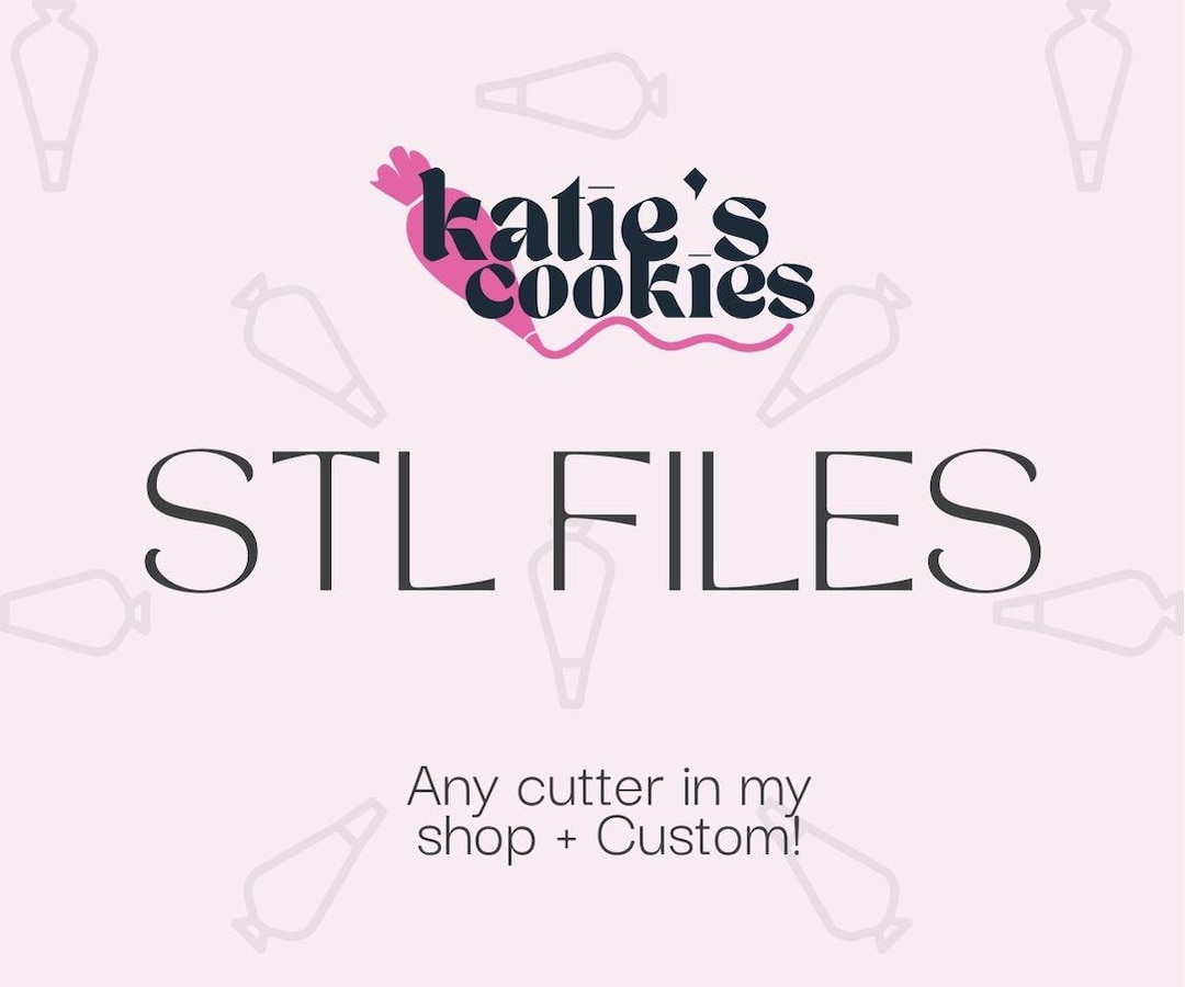 STL File - Digital Download - Print Cookie Cutter at Home - 3D Print ...