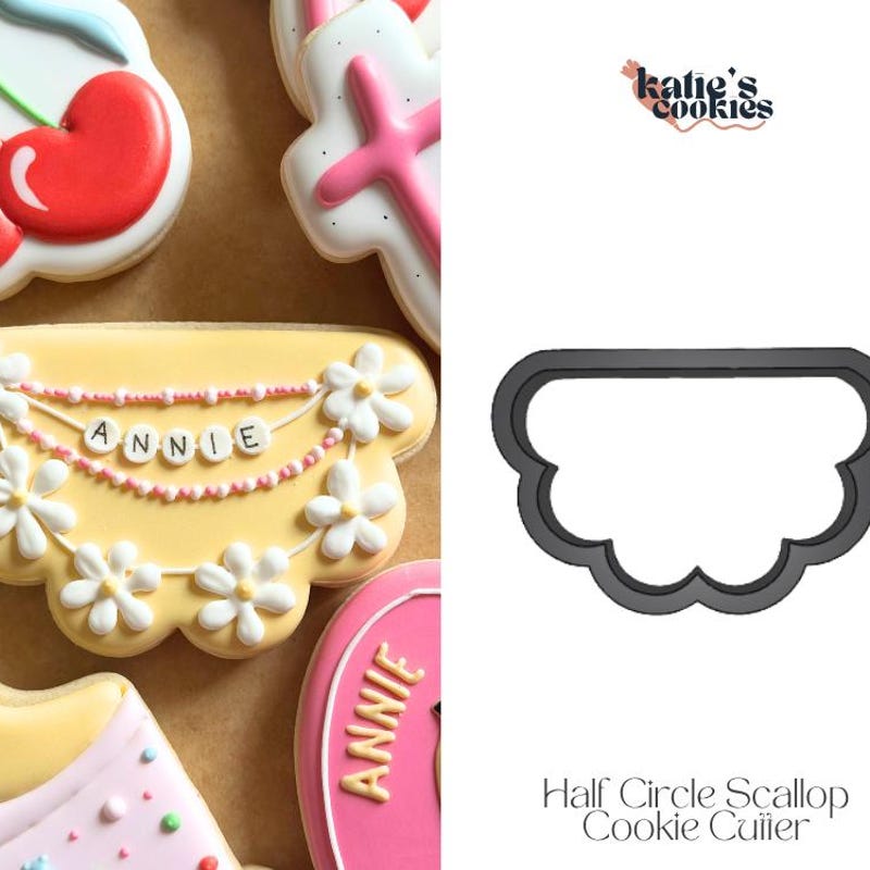 Scalloped Half Cutter - Etsy