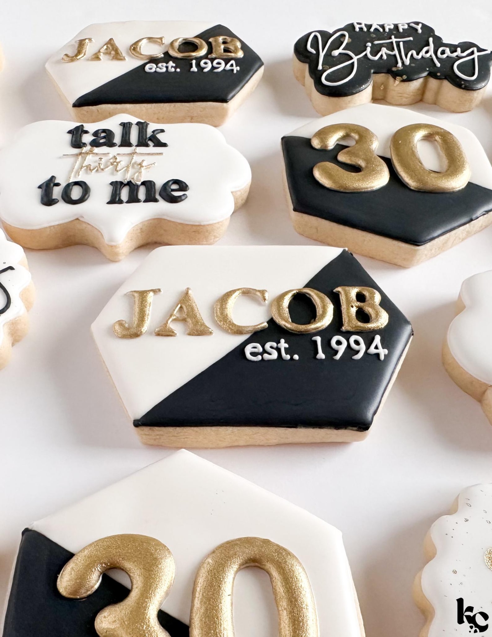Talk Thirty to Me - Custom Sugar Cookies - Birthday Cookies - Royal ...