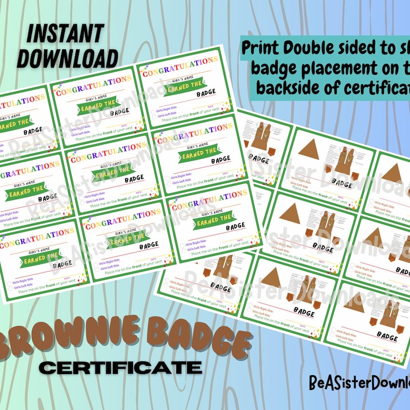Girl Scout Brownies - Etsy