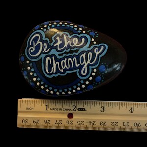 Hand-painted Inspirational Rocks: Positive Affirmations, Motivational ...