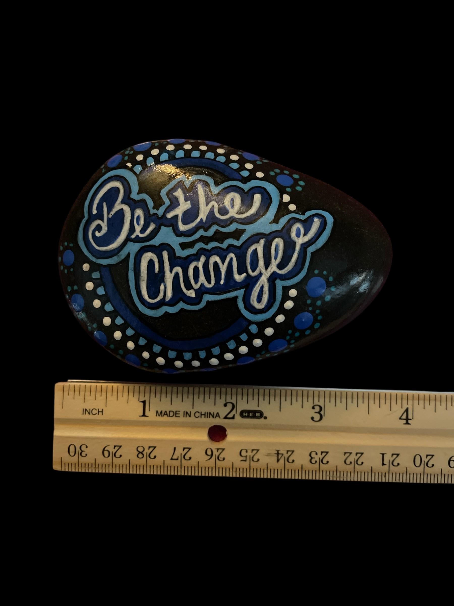 Hand-painted Inspirational Rocks: Positive Affirmations, Motivational ...