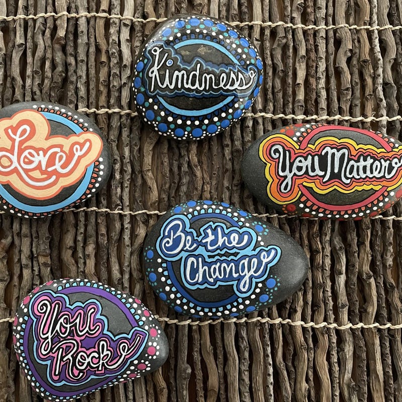 Inspirational Rocks - Etsy