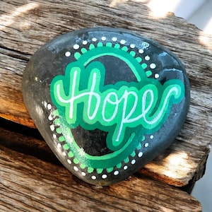 Hand-painted Inspirational Rocks: Positive Affirmations, Motivational ...
