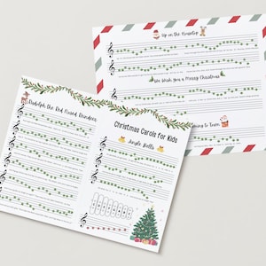 Easy Christmas Carols for Kids: Sheet Music for Xylophone and Piano ...