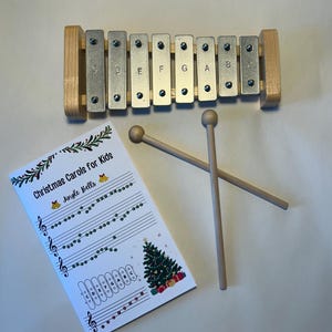 Easy Christmas Carols for Kids: Sheet Music for Xylophone and Piano ...