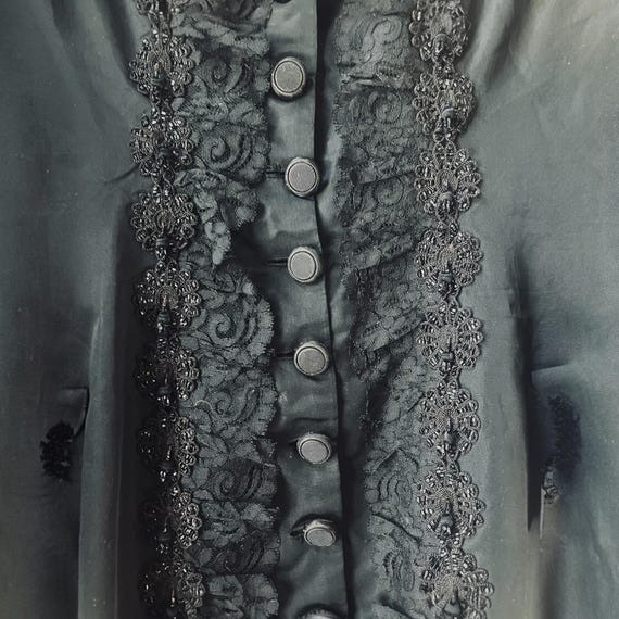 Victorian Style Black Hand Tailored Jacket Made from … - Gem