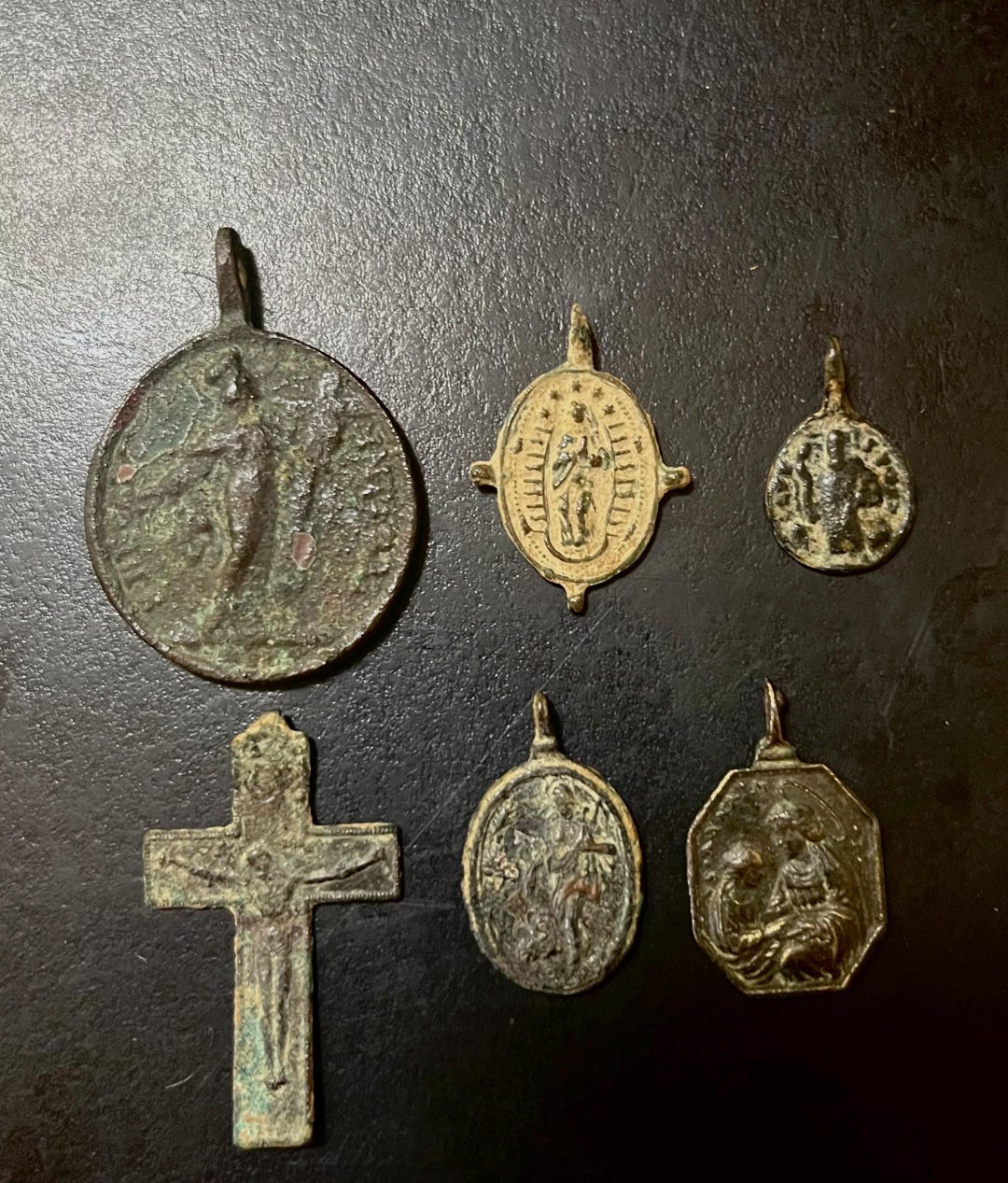 Authentic Medieval Bronze Medals, 6 Total - Etsy