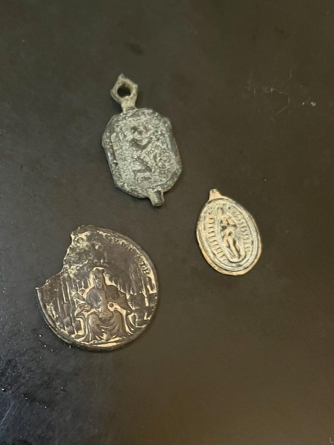 Authentic Medieval Bronze Medals - Etsy