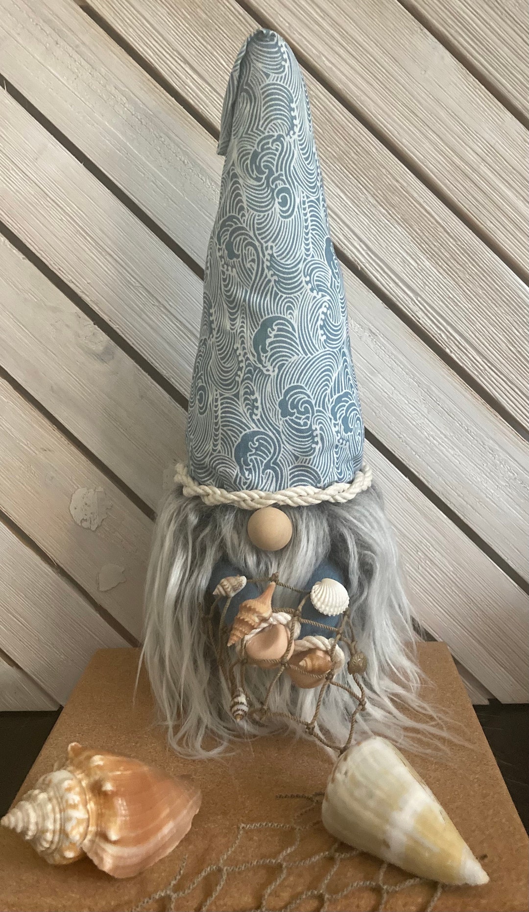 Gnome of the Sea. Seashells, Waves! - Etsy