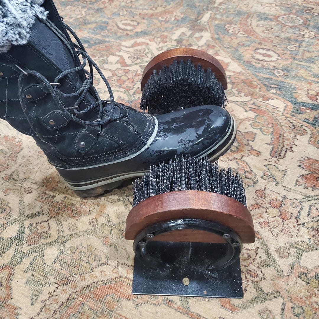 Horseshoe Boot Scraper - Riding Boots - Cowboy Boots - Mud Room - Porch ...