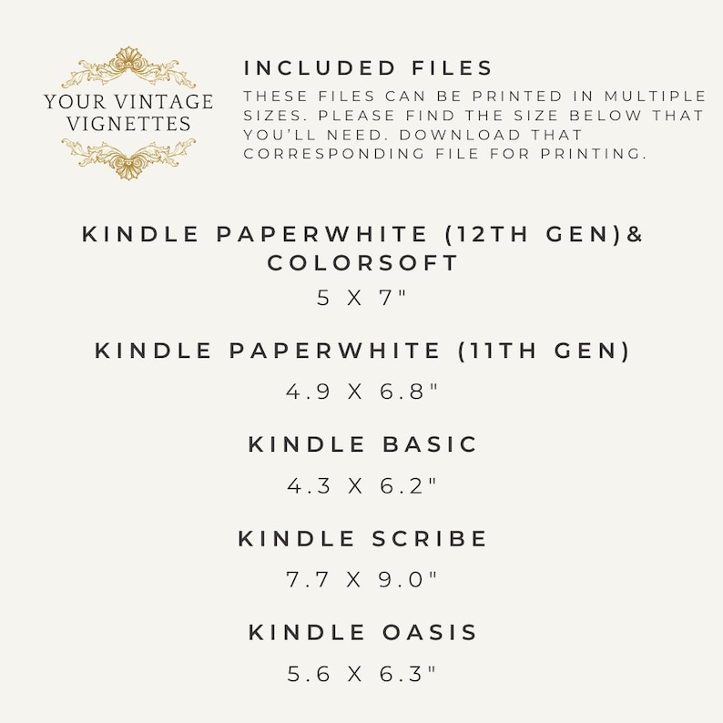 Vintage Retro Bookish Kindle Insert – Maximalist Design for Kindle ...