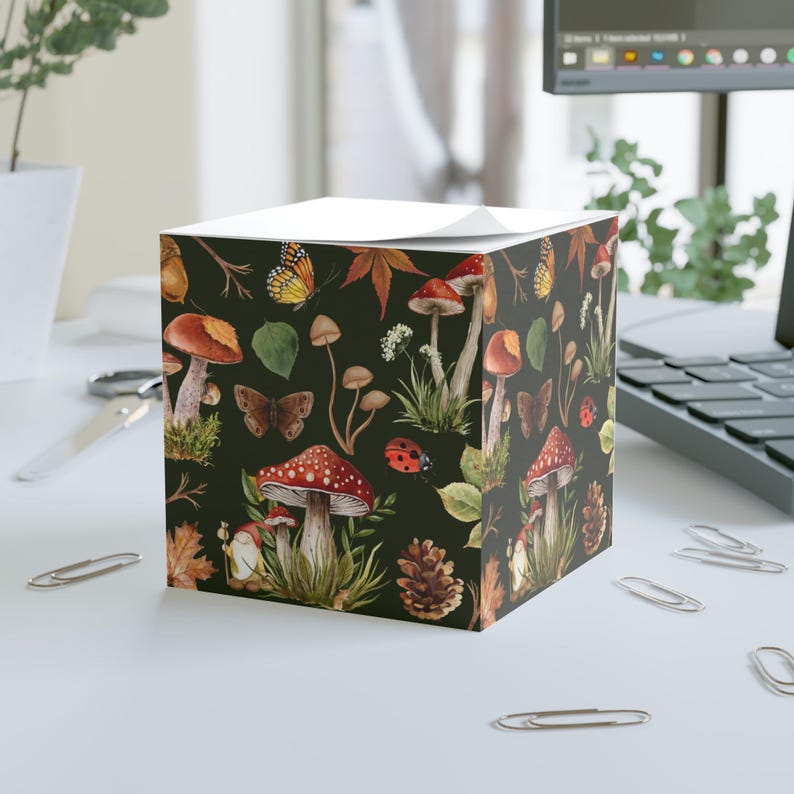 Flora & Fauna Sticky Notes Cute Nature-themed Post-it Notes Whimsical ...