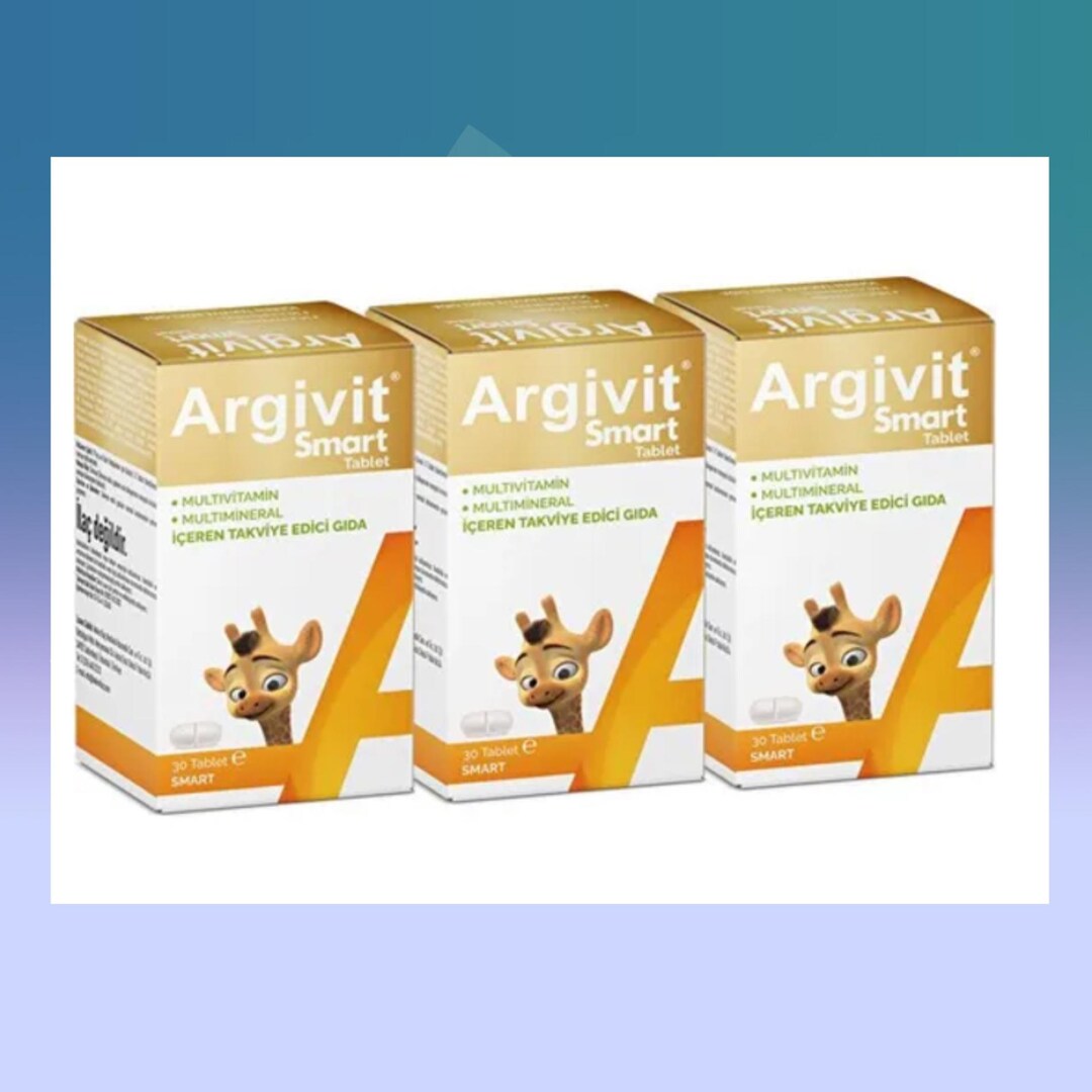 Argivit Smart Tablet 3 BOX 90 Tablets Food Supplement Containing ...