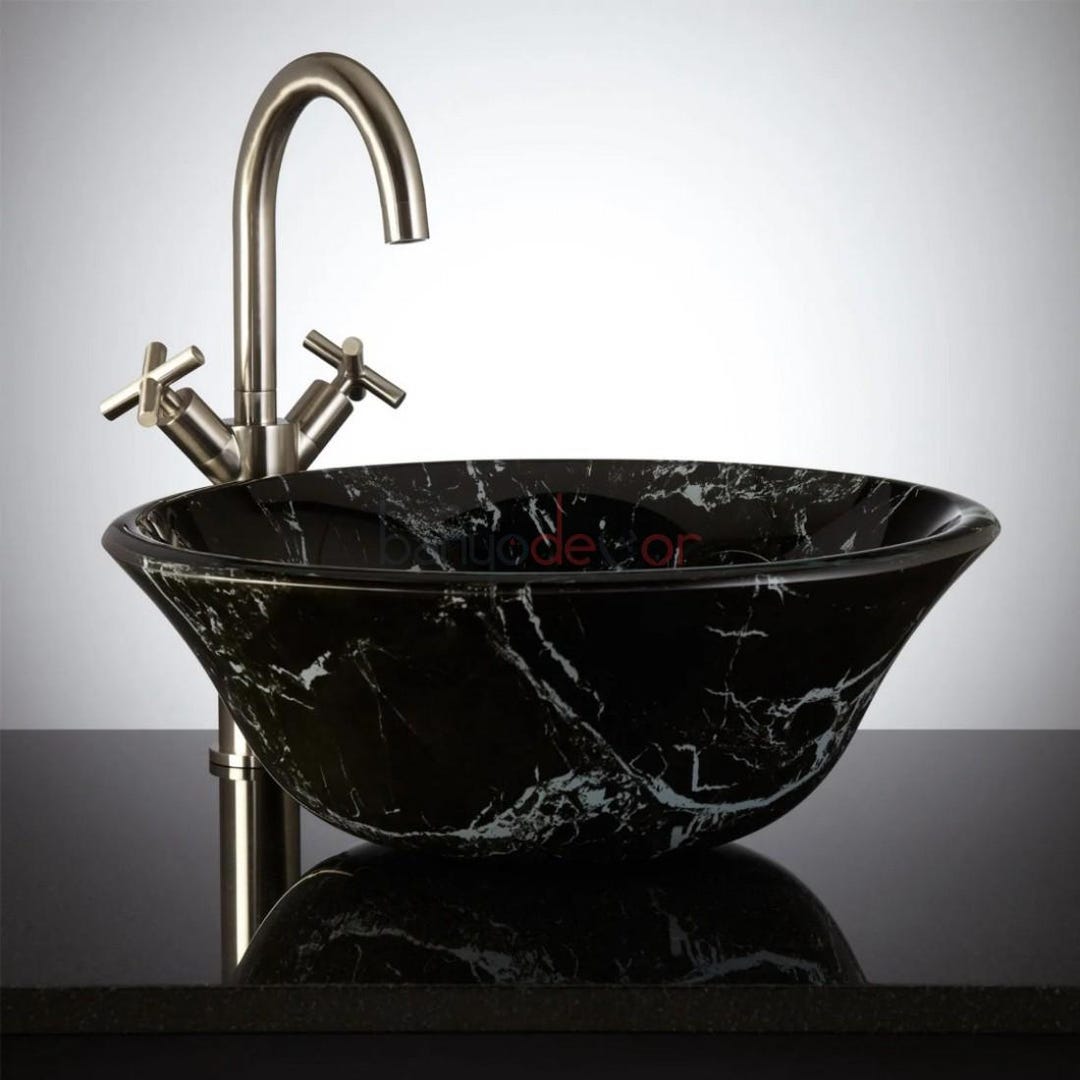 Taurus Black Oval Marble Sink .unfixed to Wall Basin. Hand Carved Sink ...