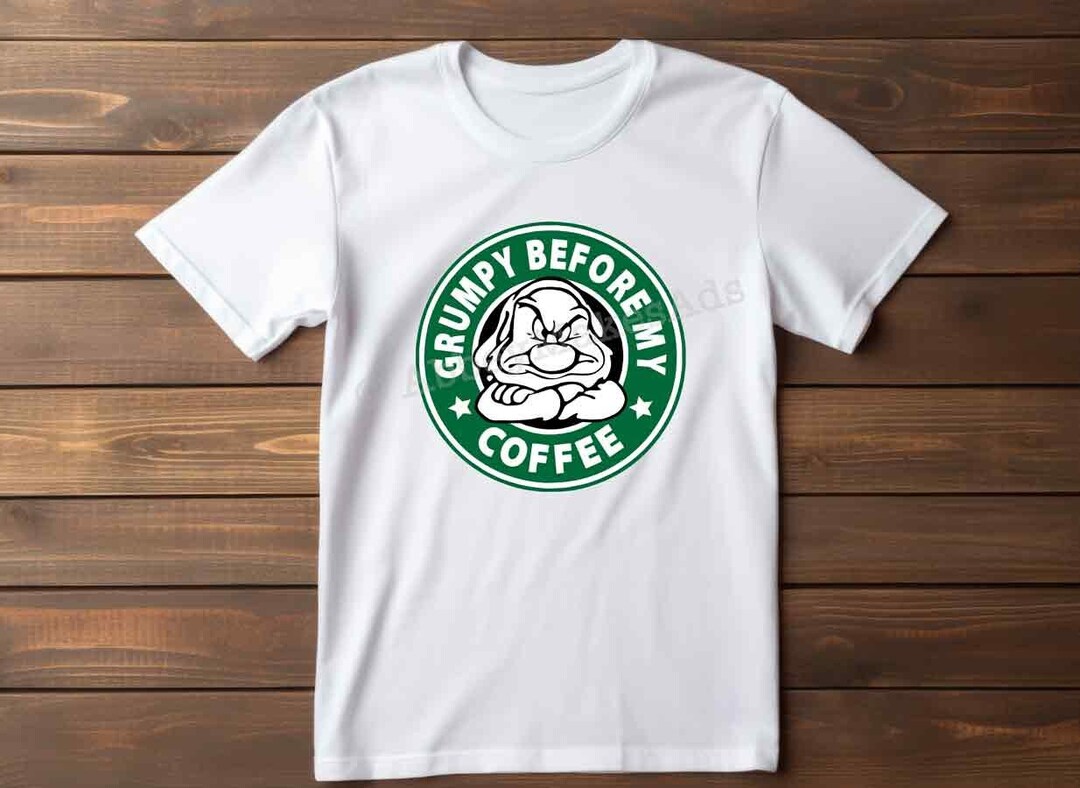 Grumpy Before Coffee Starbucks Label Layered SVG PNG Cricut Cut File - Etsy