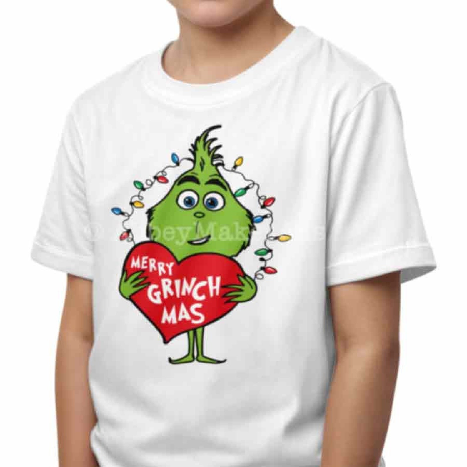Merry Grinchmas Kid Grinch Christmas Shirt Design Layered SVG PNG ...