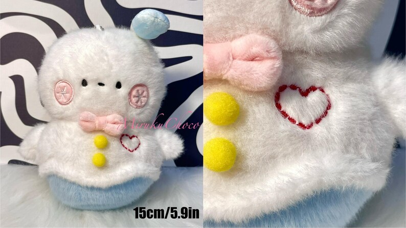 Love and Deepspace Plush Keychain Charm: Bunbun, Happy Snowman, Grumpy ...