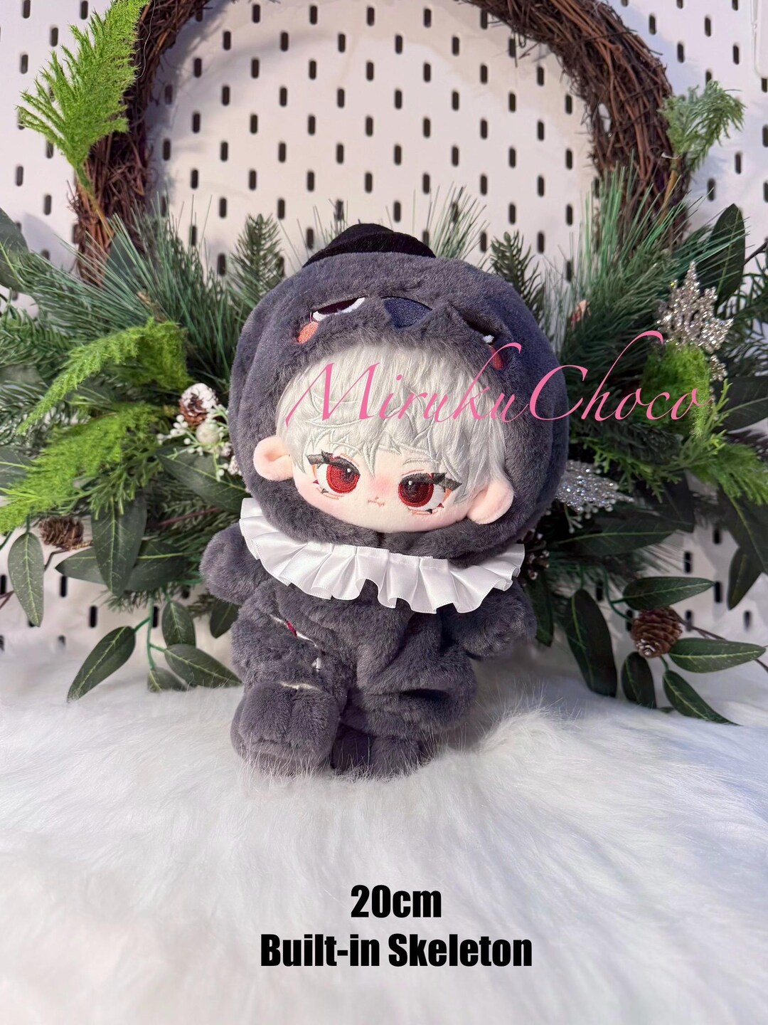 Love and Deepspace 20cm/8in Sylus Plush Doll: With Grumpy Crow Outfit ...