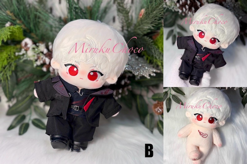 Love and Deepspace Sylus 20cm Plush Doll With Crimson Veil Outfit - Etsy