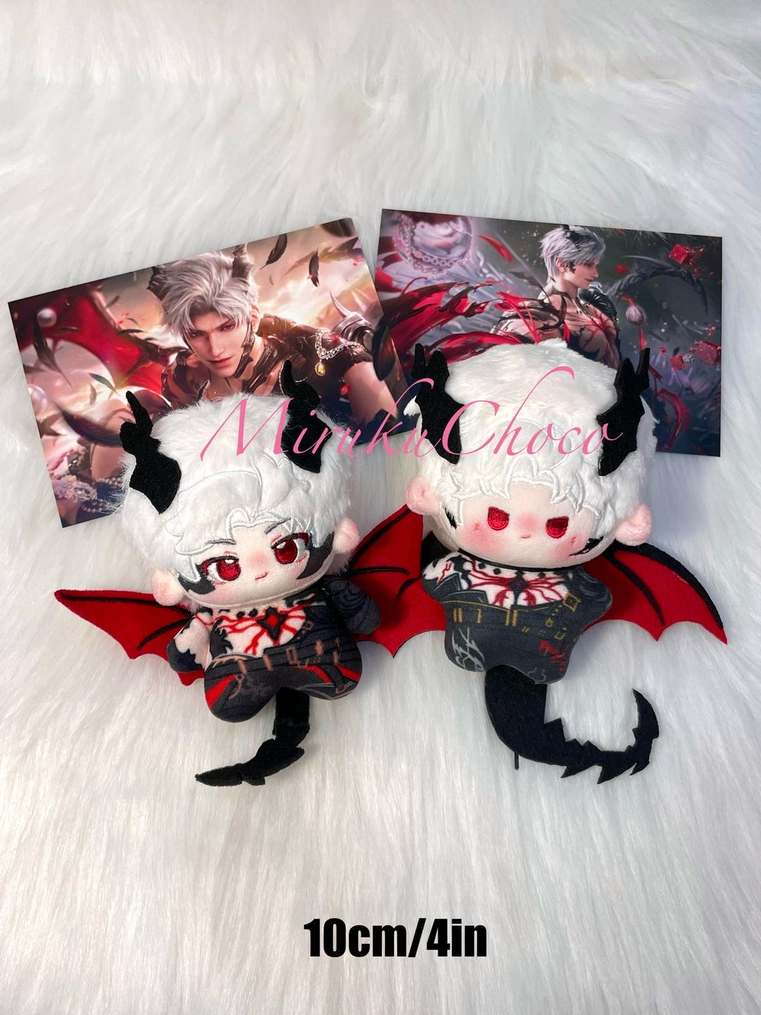 Love and Deepspace 10cm/4in Sylus Plush Doll: Scarlet Ardor Printed ...
