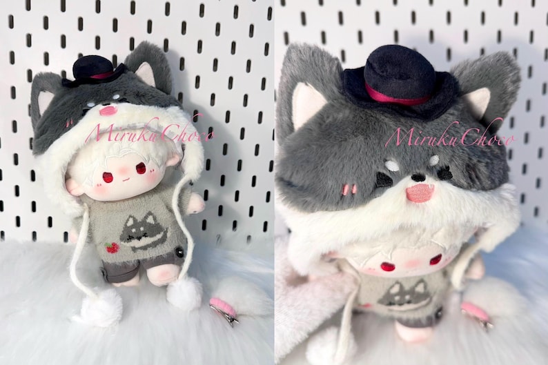 Love and Deepspace Sylus 20cm/8in Plush Doll With Fluffy Wolf Outfit ...