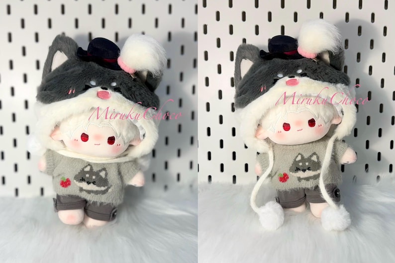 Love and Deepspace Sylus 20cm/8in Plush Doll With Fluffy Wolf Outfit ...