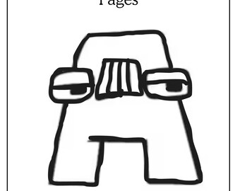 Alphabet Lore Children's Coloring Page | All Letters | Printable - Etsy