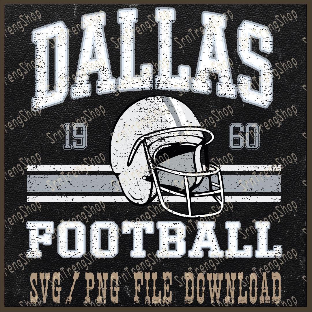 Dallas Football Png, Vintage Style Dallas Football Svg, Game Day Shirt ...