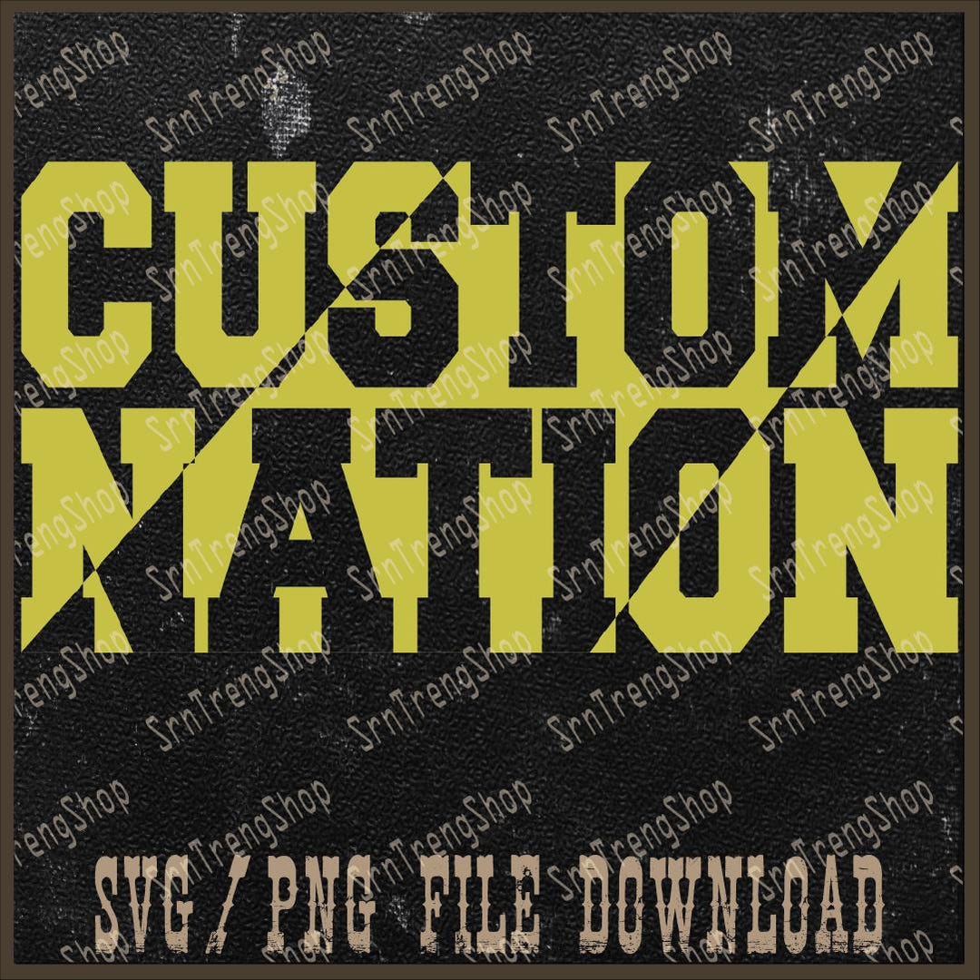 Custom Nation Png, Personalized Team Mascot Gift Png, Sports Game Day ...