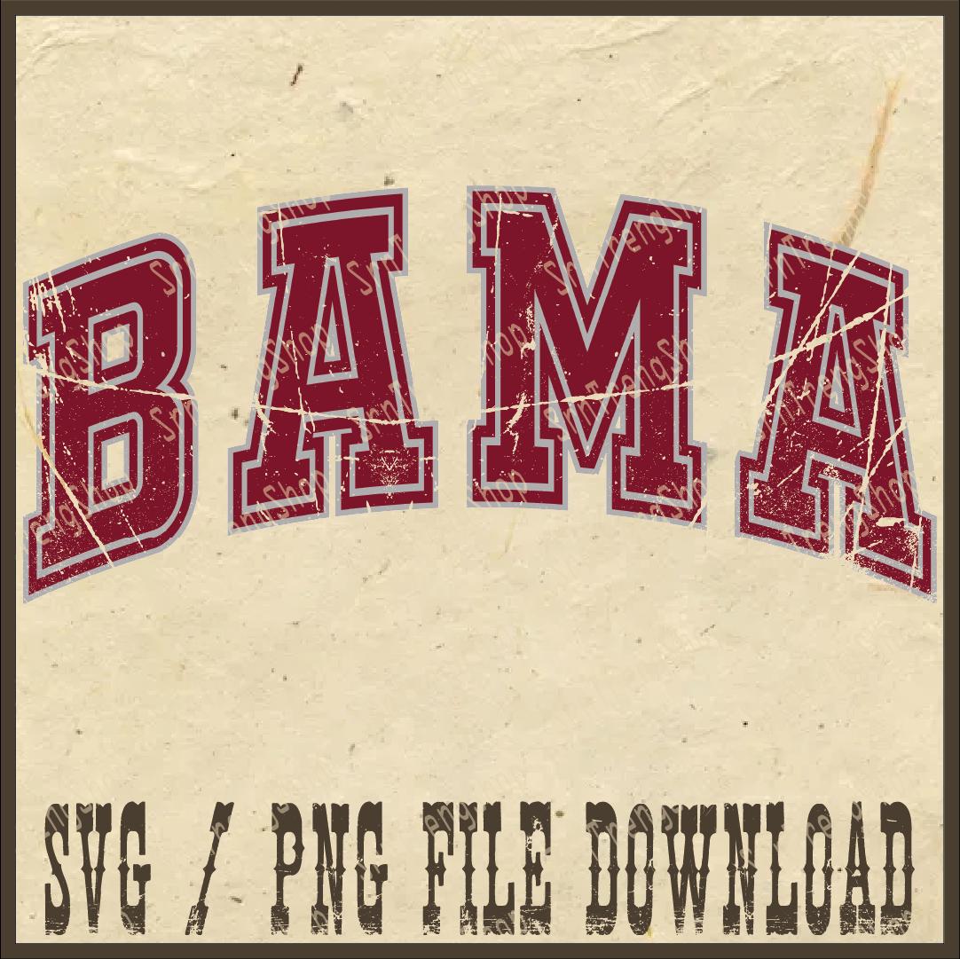 Vintage Style Alabama Png, Bama Png, Alabama Unisex Adult Youth Graphic ...