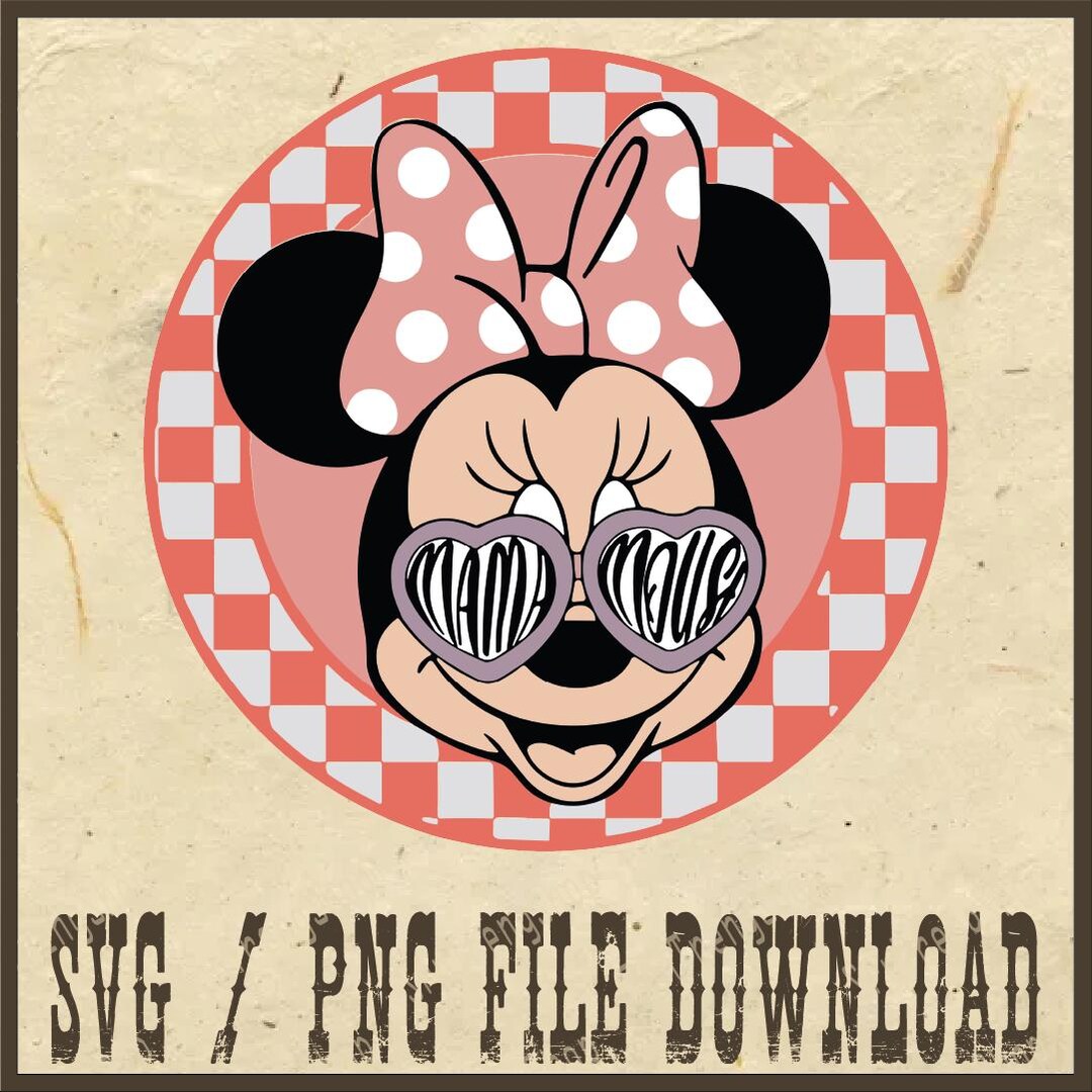 Mama Mouse Png, Disney Mother's Day Png, Minnie Head Png, Best Mama ...