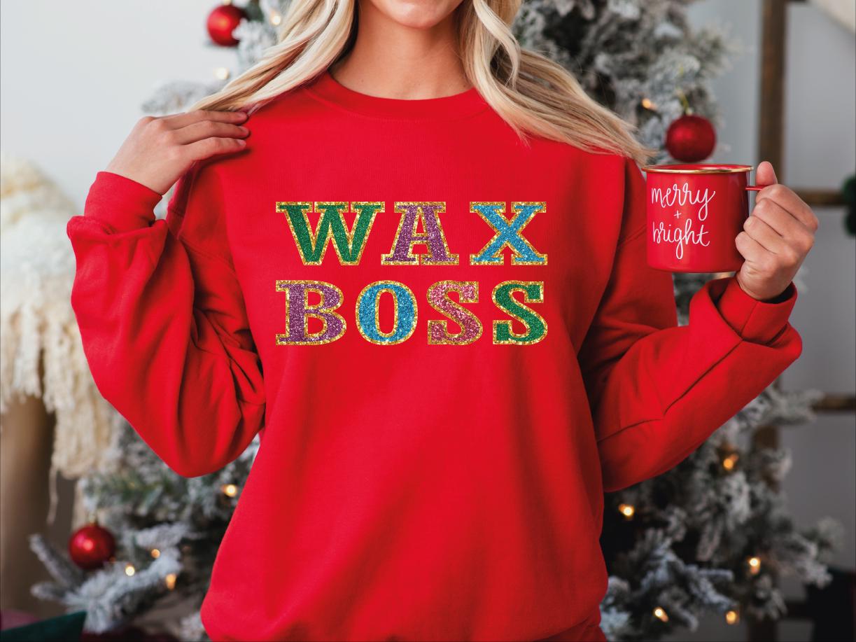 Wax Boss PNG Boss Sublimation Design, Wax Boss Glitter Effect Png ...