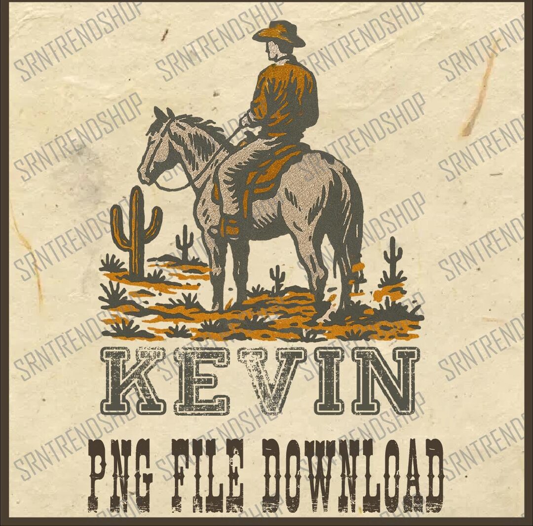 Custom Cowboy With Horse Png, Custom Name Cowboy Png, Personalized ...