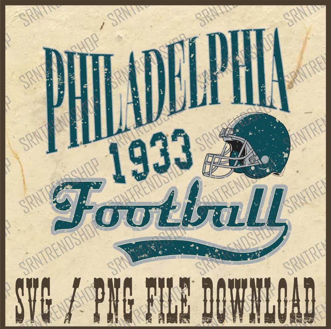 Philadelphia 1933 Football PNG, Vintage Style Football Helmet PNG ...